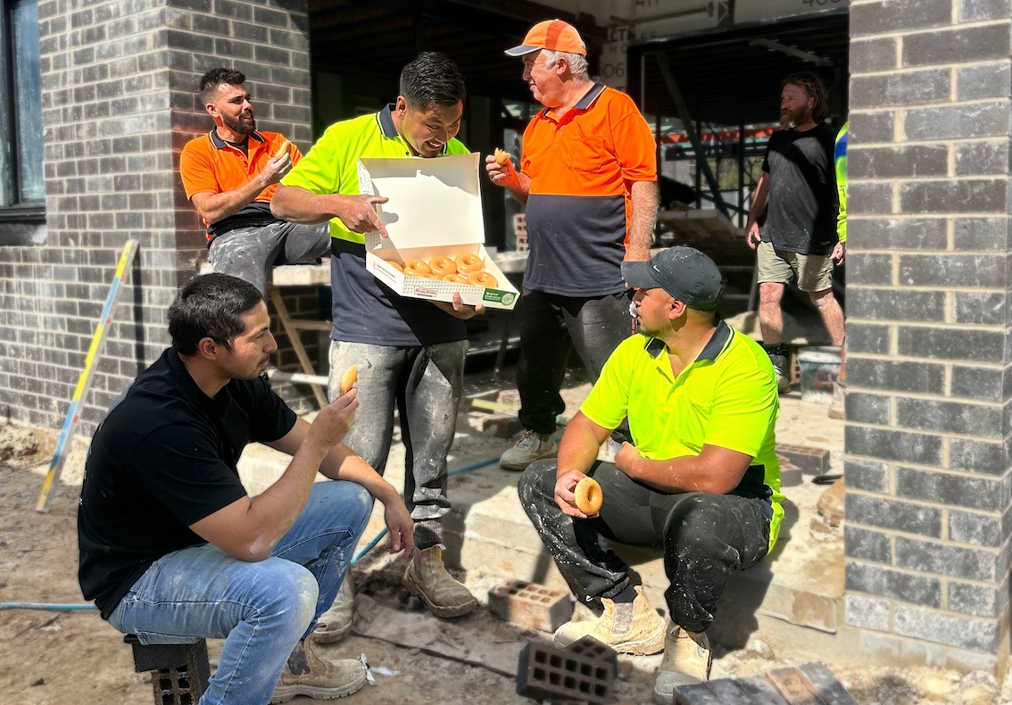 Free doughnuts for tradies on their special day! - Building Today